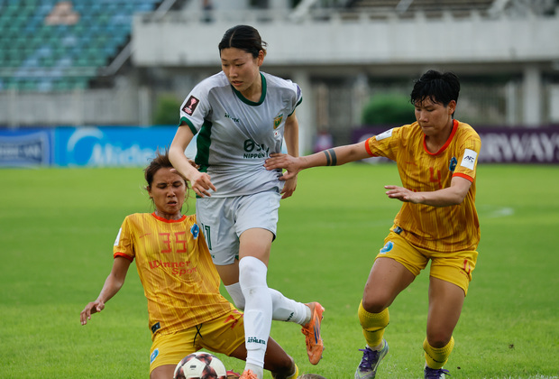 (SP)MYANMAR-YANGON-FOOTBALL-AFC WOMEN'S CHAMPION LEAGUE-ISPE WFC VS ...