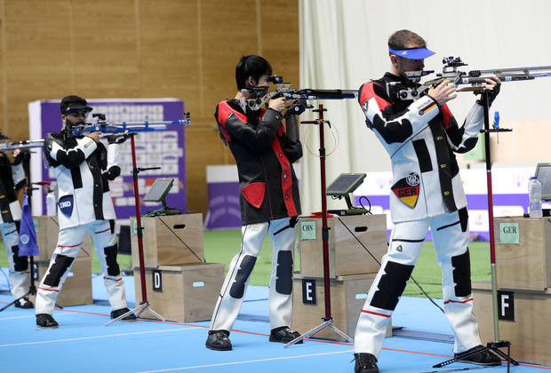 (SP)EGYPT-CAIRO-SHOOTING-ISSF WORLD CHAMPIONSHIP-10M AIR RIFLE-MEN'S FINAL