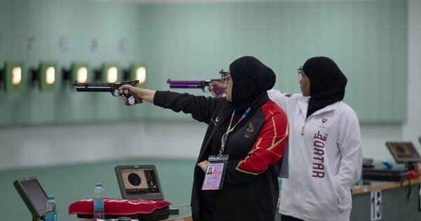 Kuwait's Ghezlan Hasan strikes gold in 10m air pistol at AWST 2026