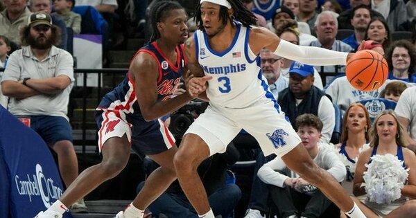 Colby Rogers shines as Memphis rolls past No. 16 Ole Miss