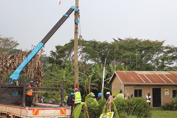 Wakiso villages get electricity - New Vision Official