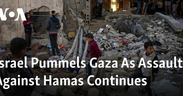 Israel Pummels Gaza As Assault Against Hamas Continues