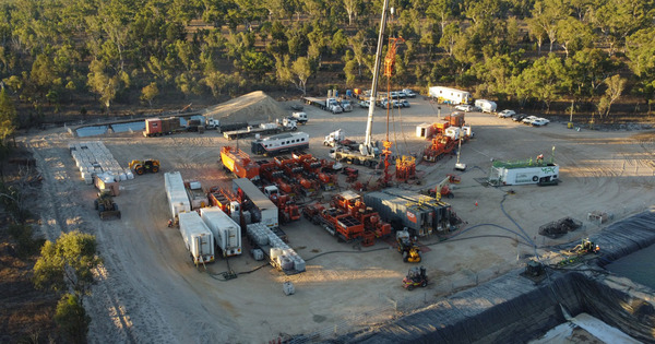 Denison's well flows in Bowen Basin