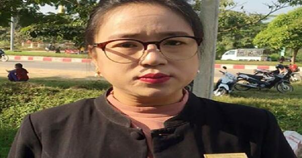 Myanmar female lawyer wishes everyone well after receiving 15-year sentence