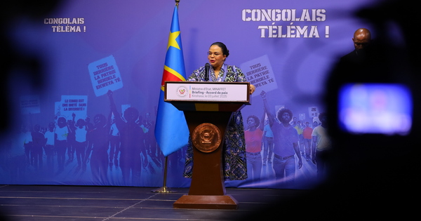 DR CONGO-KINSHASA-FM-RWANDA-PEACE DEAL-PRESS CONFERENCE