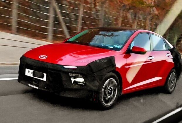 2026 Hyundai Verna Facelift Spied in Red Colour Launch Next Year