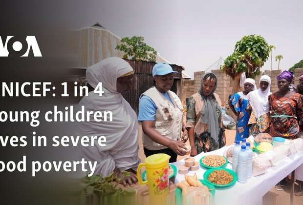 UNICEF: 1 in 4 young children lives in severe food poverty