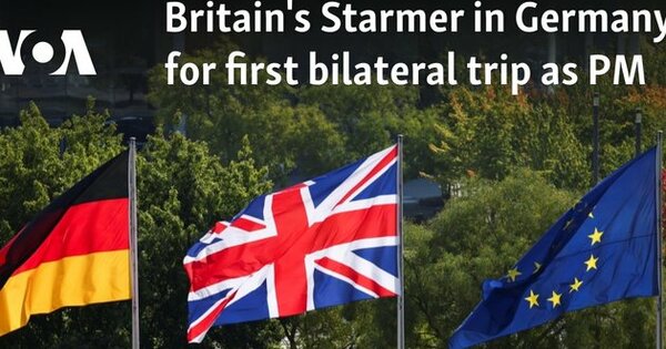 Britain's Starmer in Germany for first bilateral trip as PM