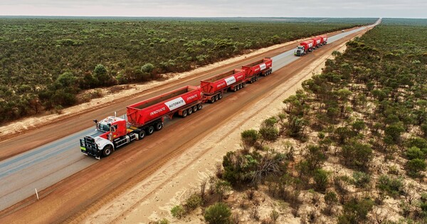 MinRes debuts world-first automated road trains