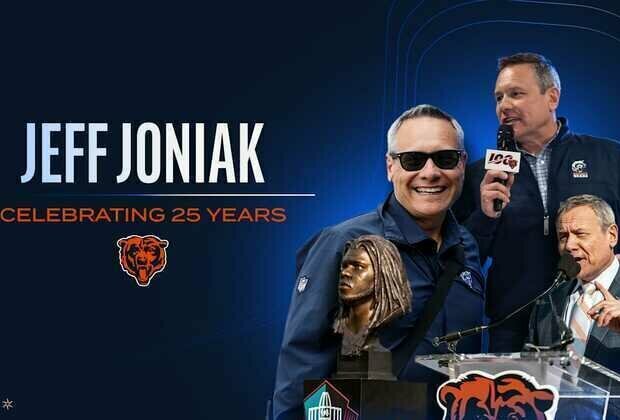 Jeff Joniak celebrates 25th season as radio voice of Chicago Bears