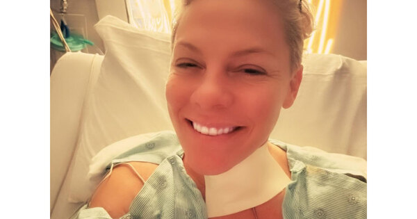 Pink hospitalised for neck surgery, says she is getting "two new shiny ...