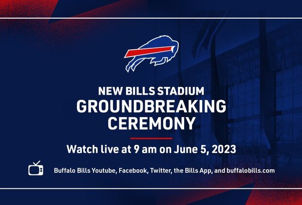 How fans can watch the New Bills Stadium groundbreaking ceremony