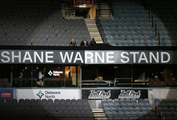 Shane Warne Stand unveiled at MCG in memory of spin legend