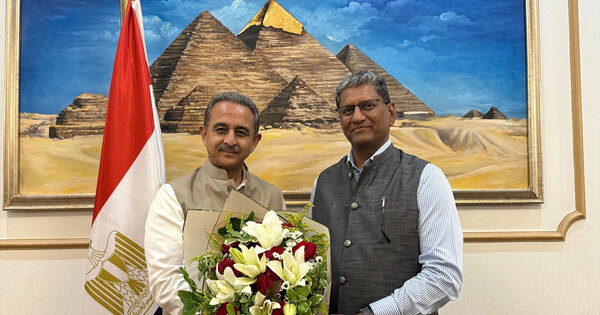 Union MoS Kirti Vardhan Singh arrives in Cairo as PM Modi's special ...