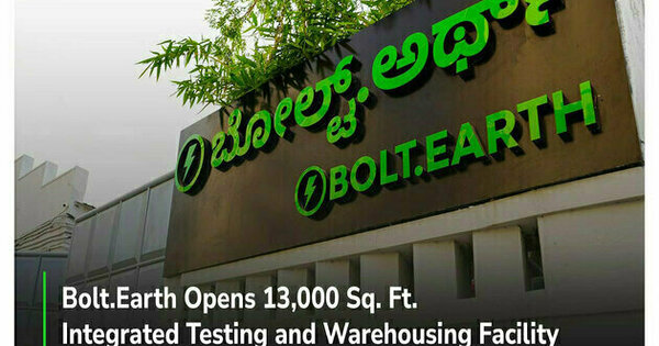 Bolt.Earth Opens 13,000 Sq. Ft. Integrated Testing and Warehousing ...