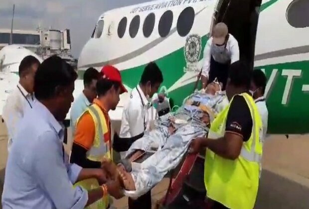 MP: SAF Head Constable airlifted with 'PM Shri Air Ambulance' from ...
