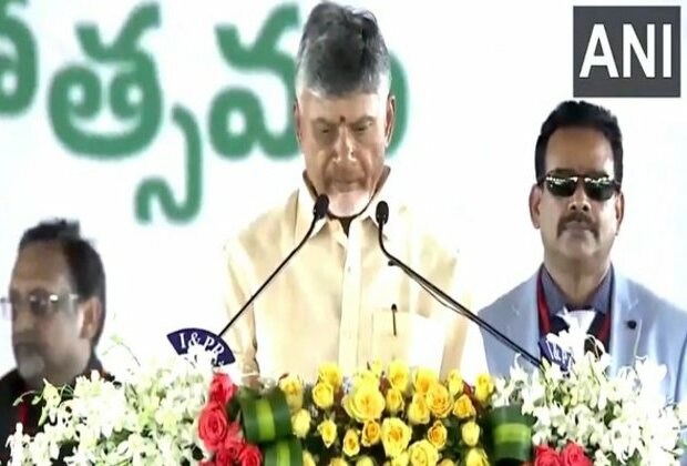 TDP supremo Chandrababu Naidu sworn-in as Andhra Pradesh CM in presence of PM Modi