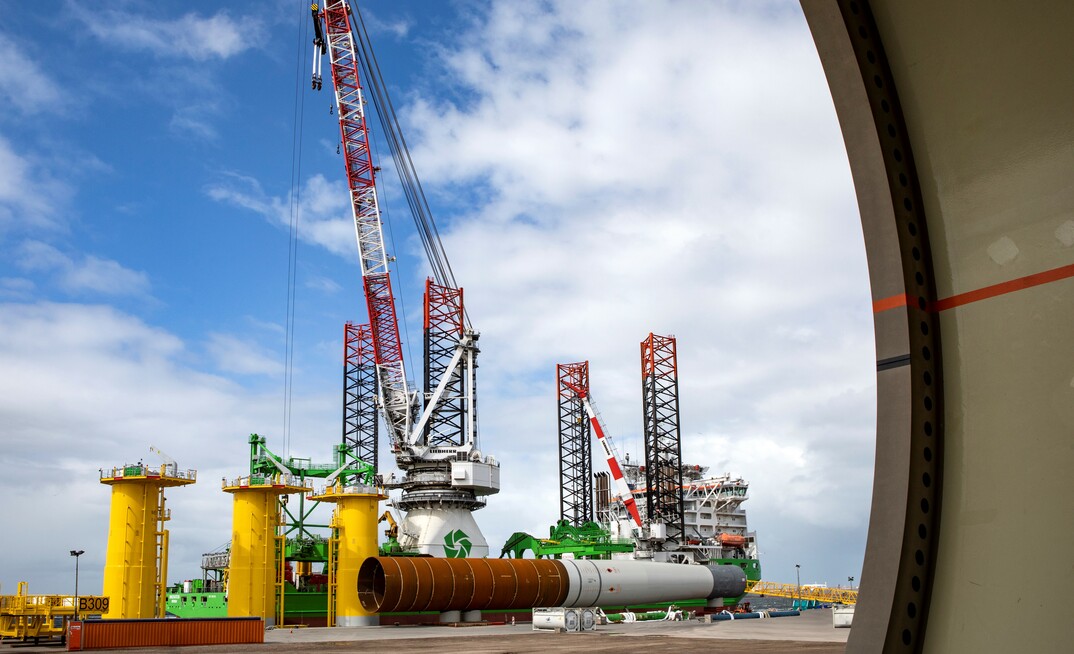 Foundation installation starts at Belgium's largest offshore wind farm