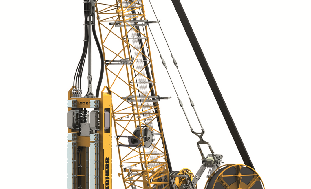 Liebherr's new attachment - the LSC 8-18 slurry wall cutter