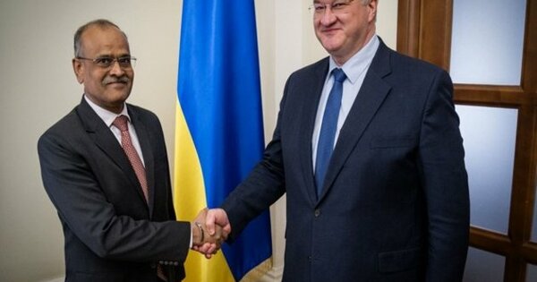 Indian envoy Harish Jain meets Ukrainian Dy Foreign Minister Andrii Sybiha