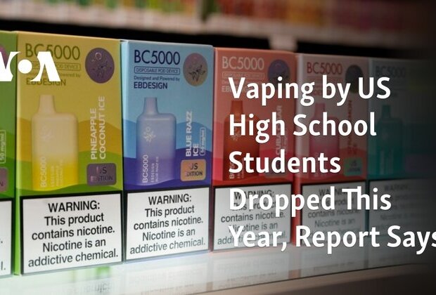 Vaping by US High School Students Dropped This Year, Report Says