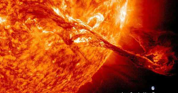 Colliding plasma ejections from the Sun generate huge geomagnetic ...