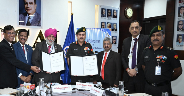 ICAI, Indian Army ink MoU for real-time UDIN verification to boost ...