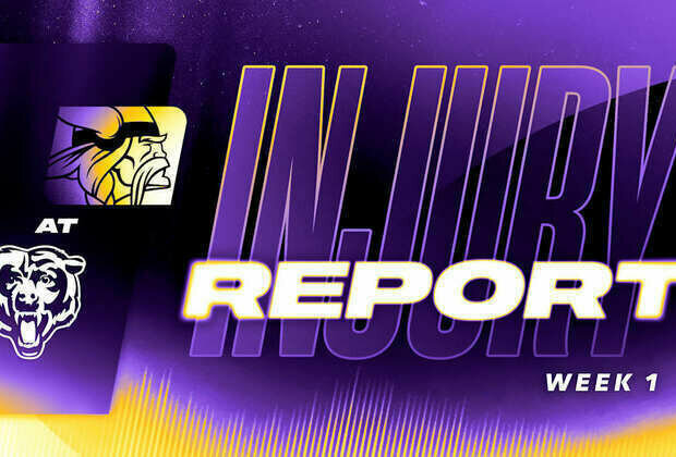Final Vikings at Bears Injury Report for Week 1 of 2025