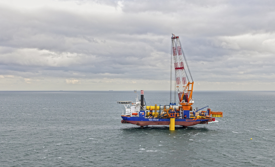 First Borssele III and IV monopile in place