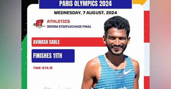 Paris Olympics: Avinash Sable finishes 11th in men's 3000m steeplechase ...