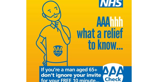 NHS North West launches campaign to raise awareness of AAA screening ...
