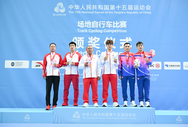 (SP)CHINA-15TH NATIONAL GAMES-CYCLING TRACK-KEIRIN-MEN-FINAL (CN)
