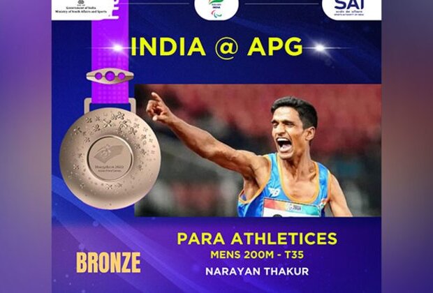 Asian Para Games: Medal rush continues as Narayan Thakur bags bronze in ...