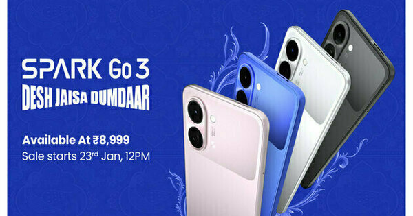 TECNO Spark Go 3 Goes Live with Best in Segment Durability for Everyday Use