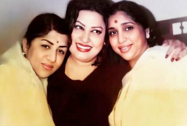 Mangeshkar sisters and Noor Jehan in one frame
