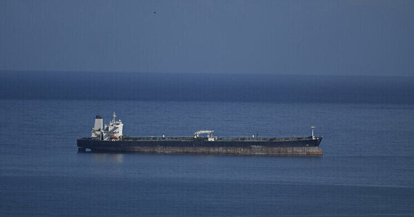 Russian-flagged tanker seized by US spotted near UK media