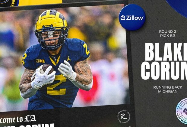 READ: Rams select RB Blake Corum with 83rd pick in the 2024 NFL Draft
