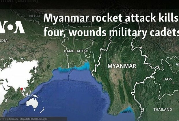 Myanmar rocket attack kills four, wounds military cadets