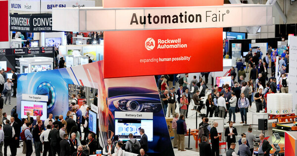 Rockwell's booth at the 2023 Automation Fair. Photo: Rockwell