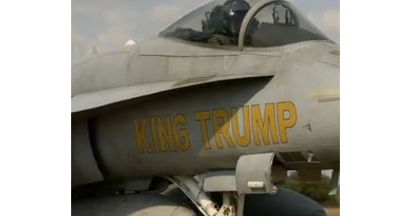 Trumpeting from skies: Trump shares AI video of spraying mud on 'No ...