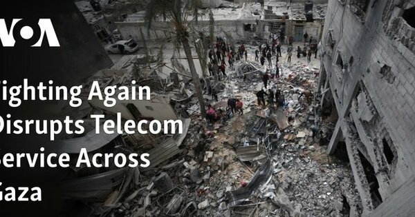 Fighting Again Disrupts Telecom Service Across Gaza