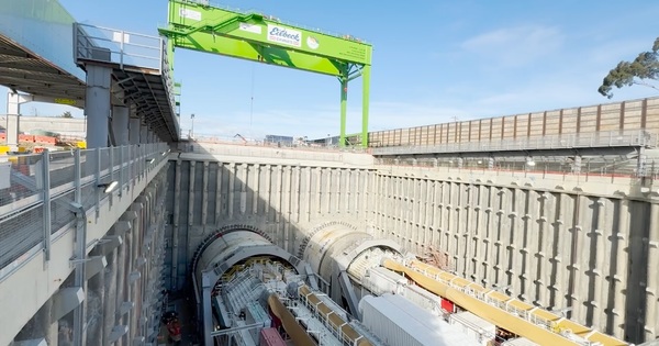 Second renewably-powered TBM underway on Melbourne's North East Link