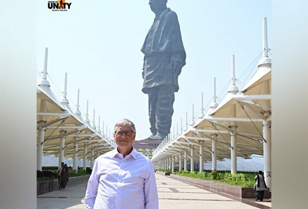 Bill Gates visits Statue of Unity, calls it "engineering marvel"; PM ...