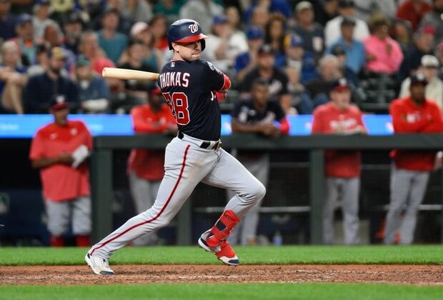 Lane Thomas, Nationals eye series win at Seattle