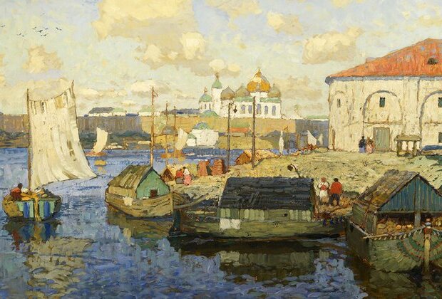 Why was Novgorod a unique city in medieval Russia