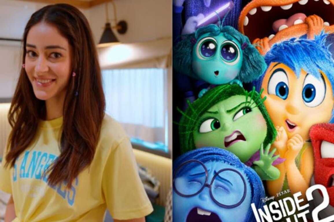 'Inside Out 2': Ananya Panday lends her voice to Riley in Hindi version ...