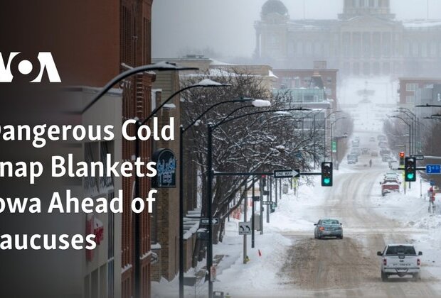 Dangerous Cold Snap Blankets Iowa Ahead of Caucuses