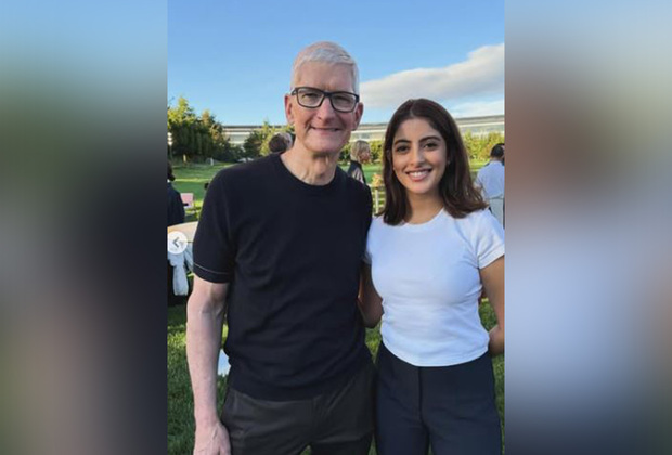 Navya Nanda meets Apple CEO Tim Cook ahead of iPhone 17 series launch
