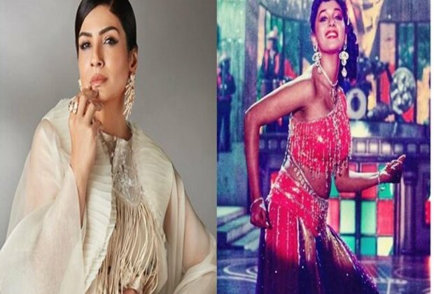 Raveena Tandon grooves to Madhuri Dixit's iconic song 'Ek Do Teen ...