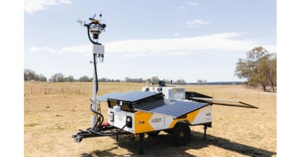 Miner helping drone platform takes flight
